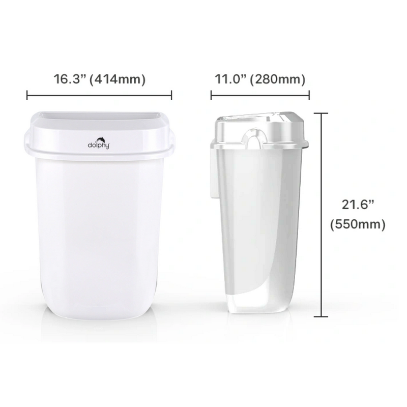 Dolphy Plaza Waster Bins - Plastic Rubbish Bins