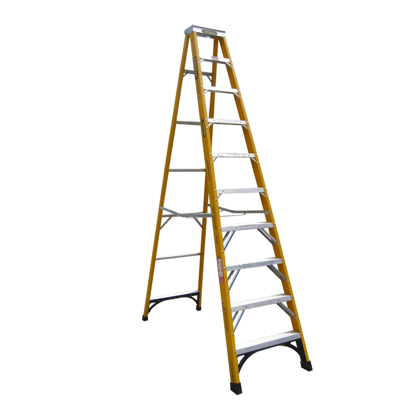 Gorilla Fibreglass Single Sided A-frame Ladder 150kg Industrial