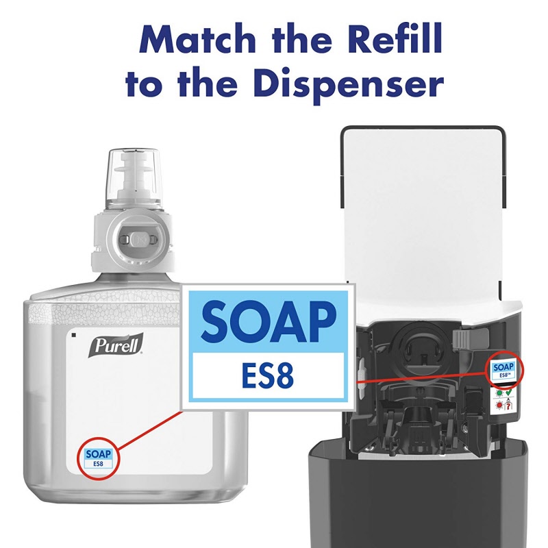 Purell ES8 Touch-Free Healthy Soap Dispensers 1200ml