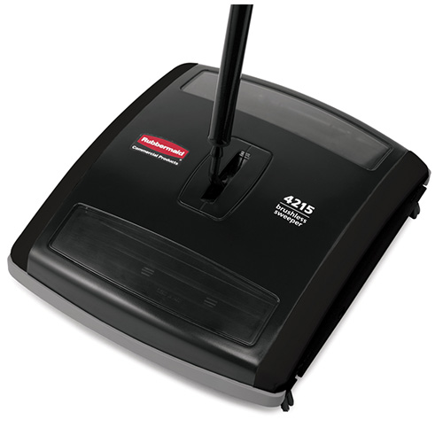 Rubbermaid Executive Brushless Mechanical Sweeper Black
