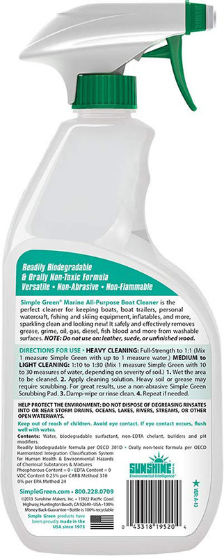 Simple Green Marine All-Purpose Boat Cleaner