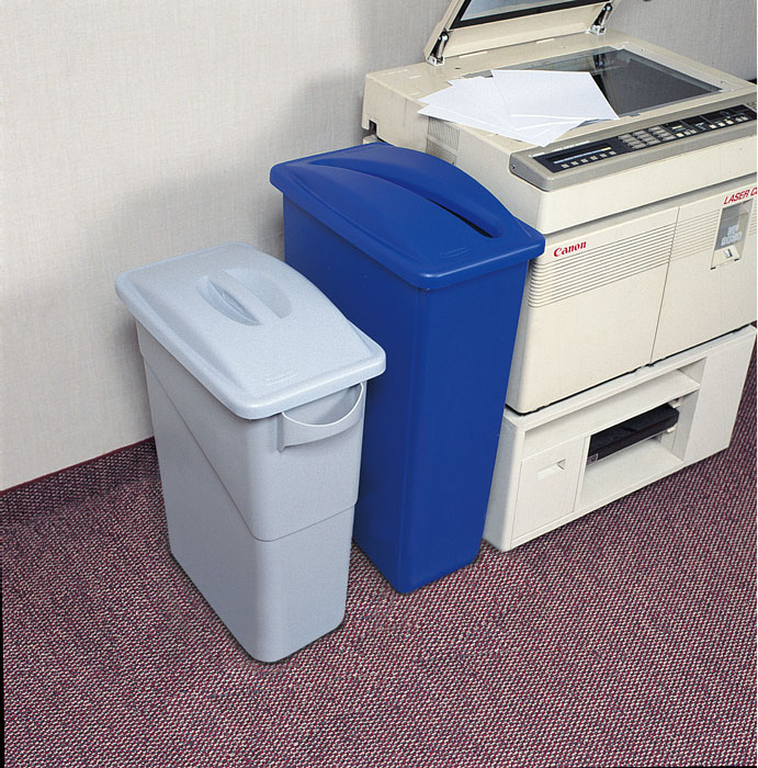 Rubbermaid Slim Jim Waste Container 60L with Handles