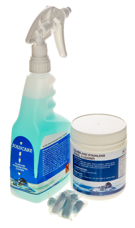Solucap Glass and Stainless Steel Cleaner