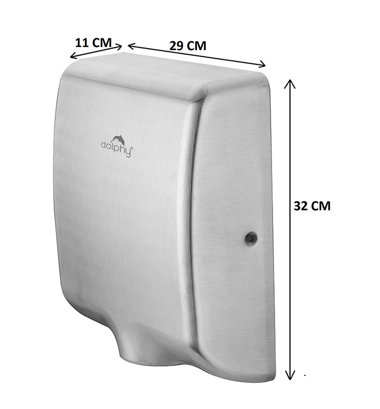 Dolphy Automatic Stainless Steel Ultra Slim Hand Dryer 1000W
