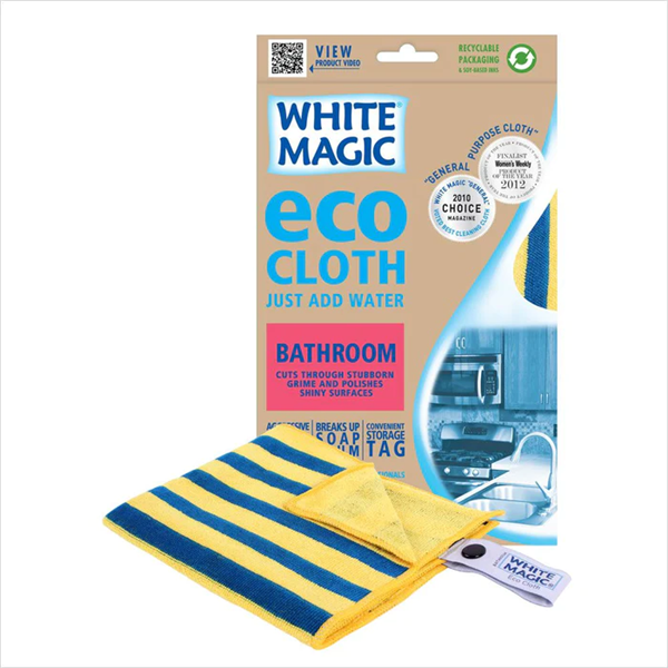 White Magic Microfibre Bathroom Eco Cloth