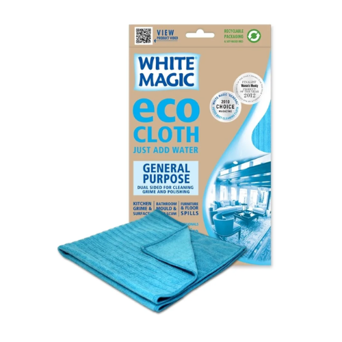 White Magic Microfibre General Purpose Eco Cloth