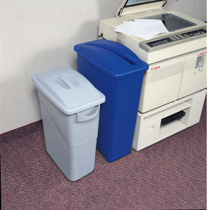 Rubbermaid Slim Jim Waste Container 60L with Handles